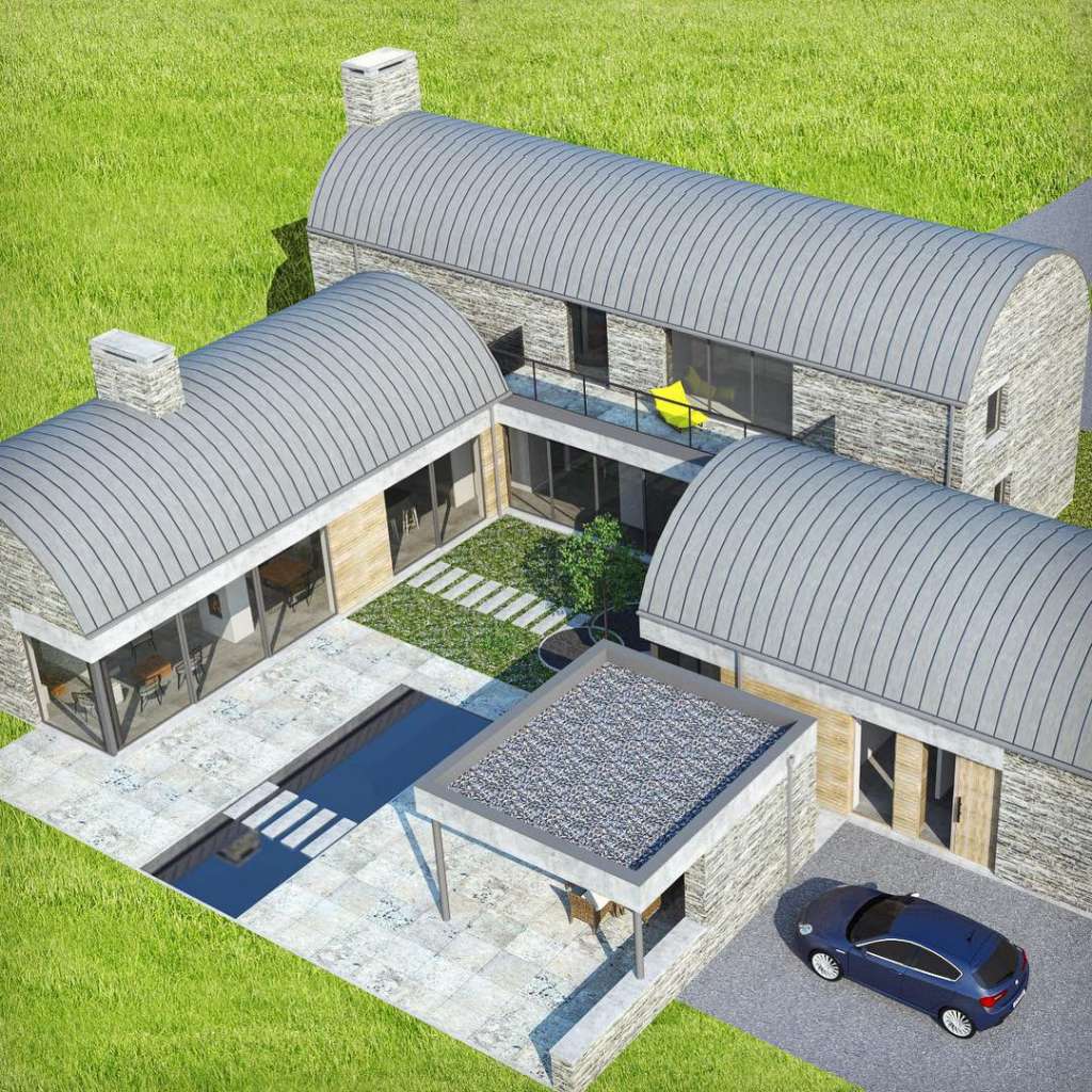 Kilbrin House Monaghan - Barrel Vaulted House by Craftstudio Architecture